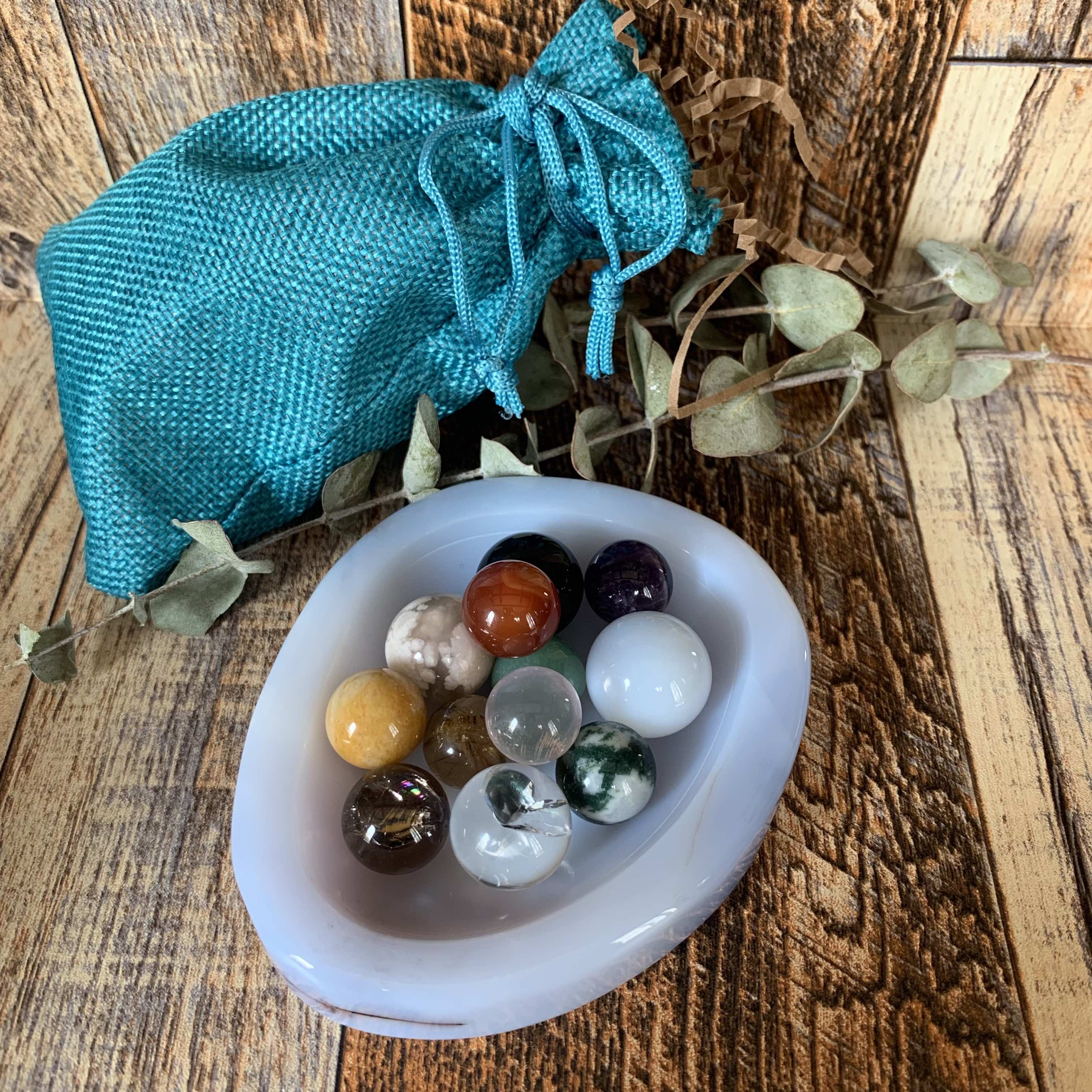 Mini Spheres – Cyan Moon Crystals