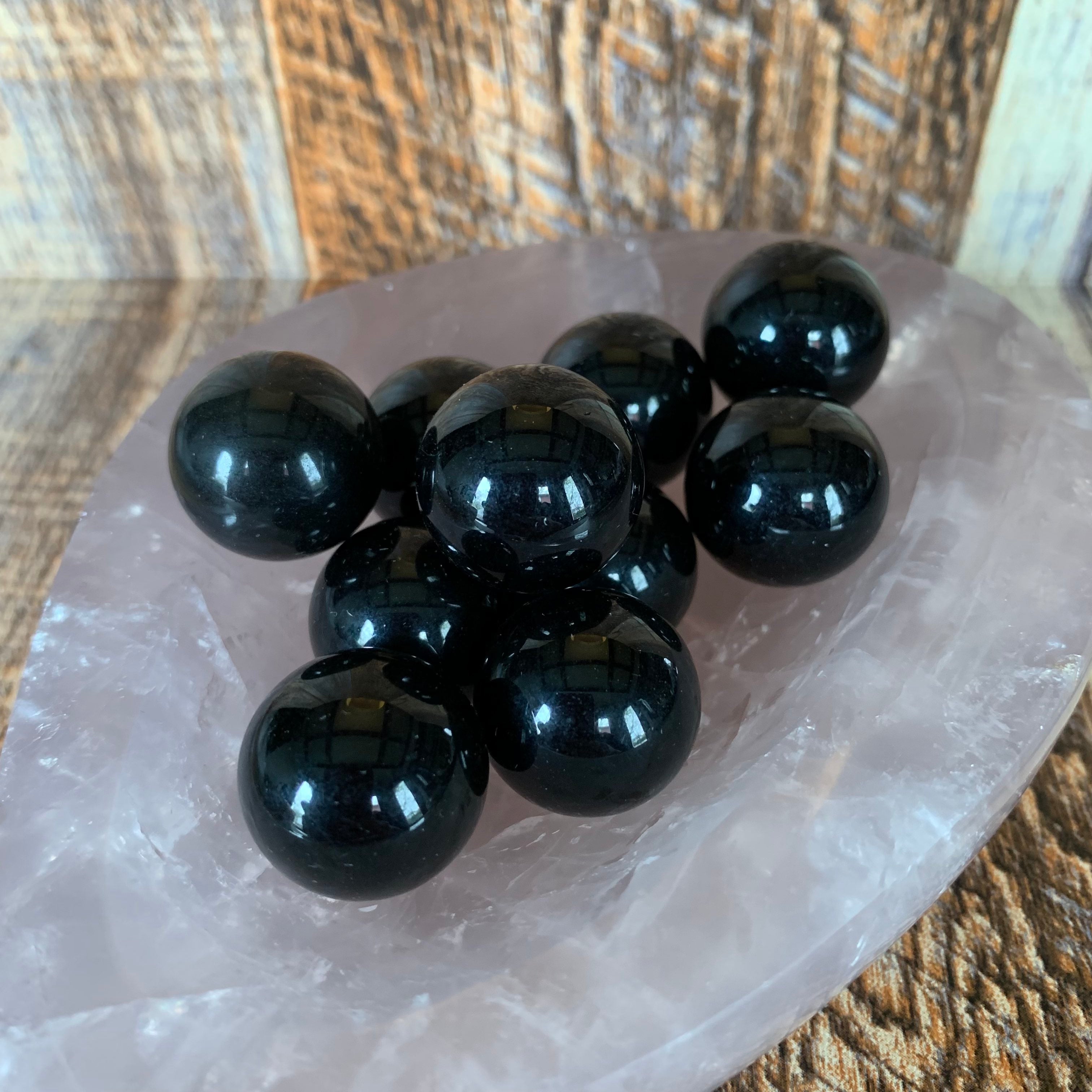 Black Obsidian – Cyan Moon Crystals