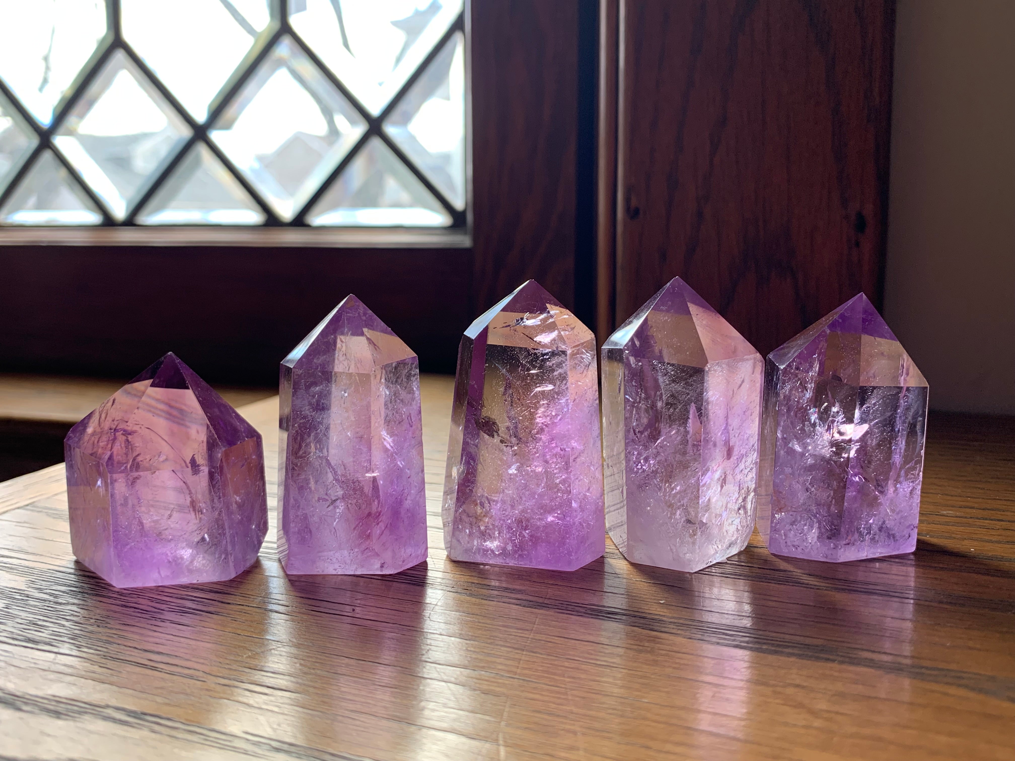 Amethyst + Ametrine – Cyan Moon Crystals
